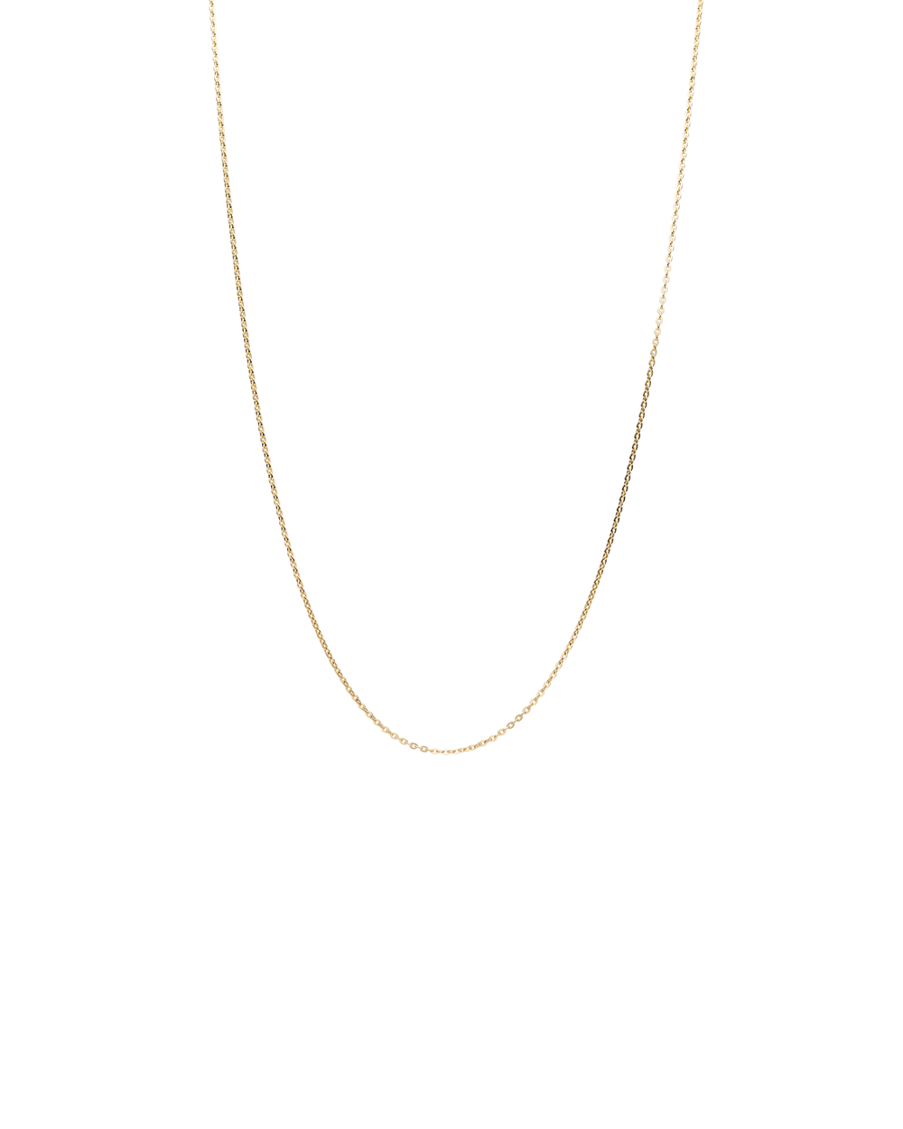 Fine Mirror Trace Chain | Yellow Gold