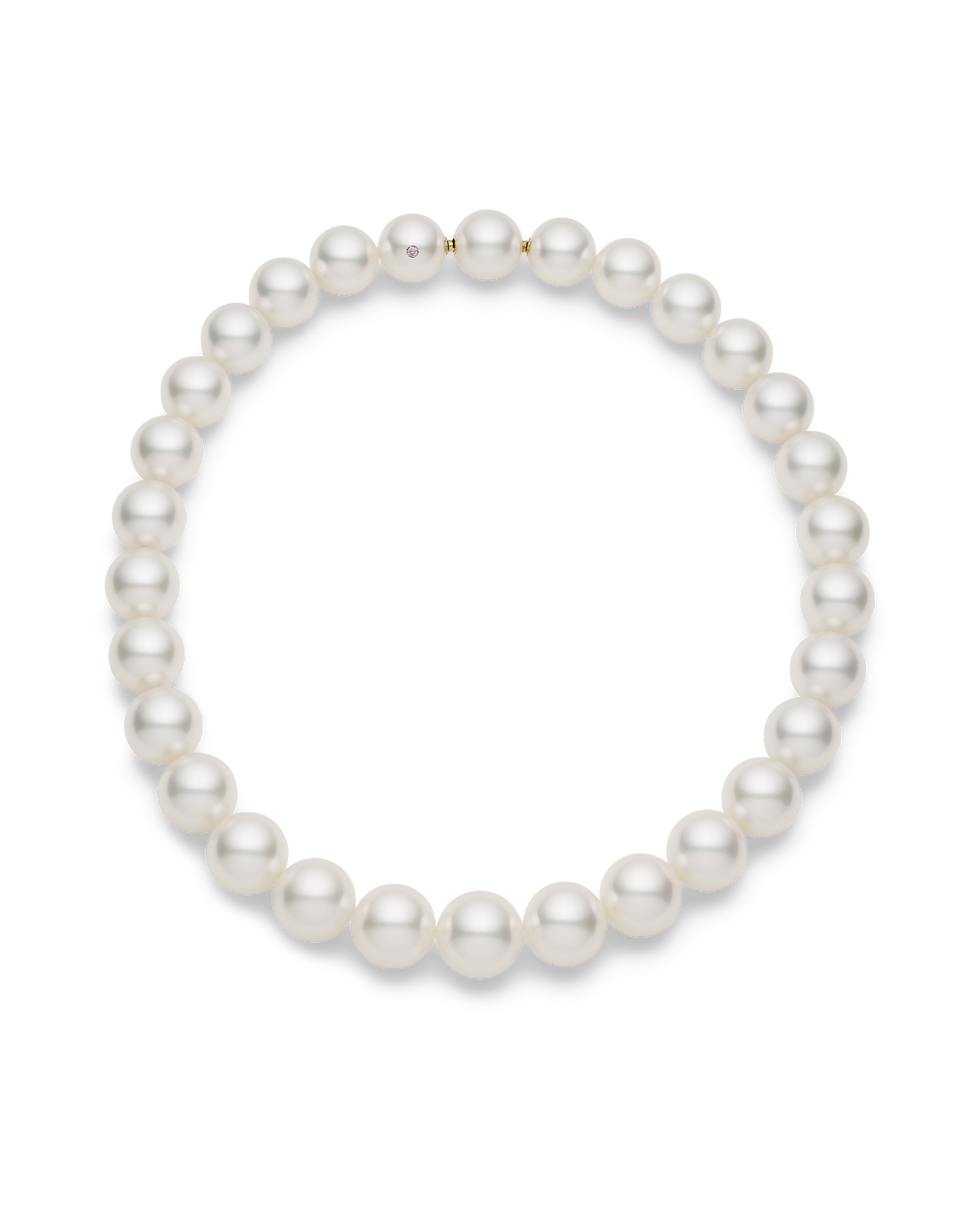 Paspaley Super Strand Pearl Necklace | 14-16mm Round Pearls and Signat