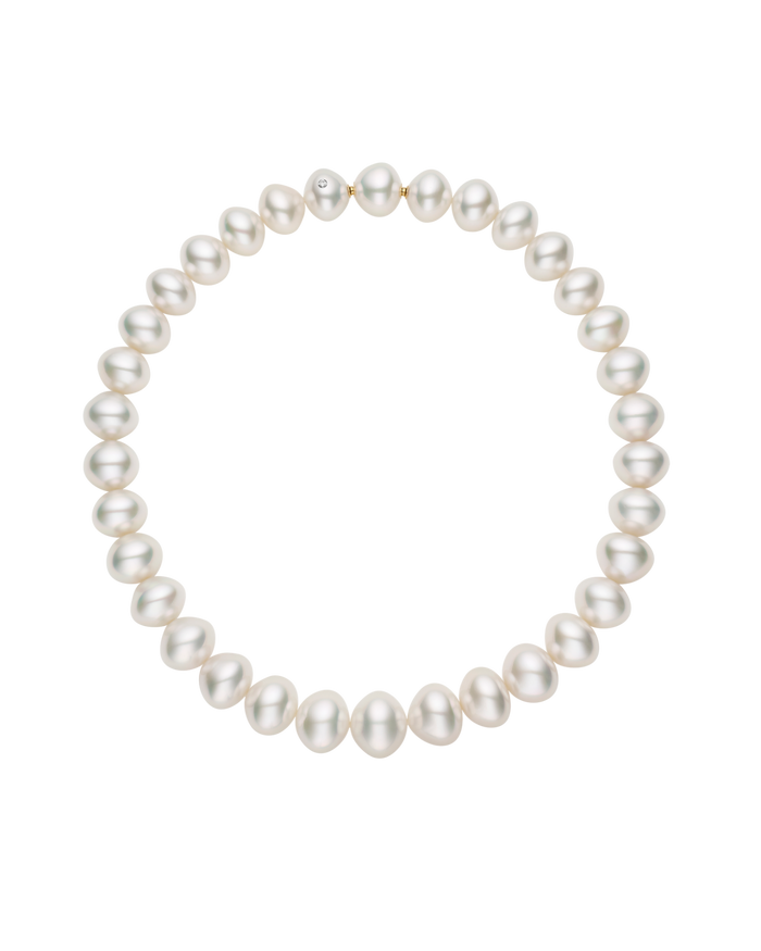 Paspaley Triangle Pearl Strand Necklace | 14-16mm Triangle Pearls and