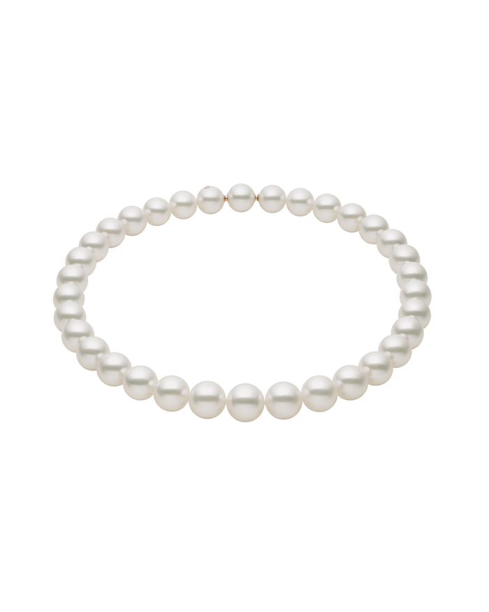 Paspaley Round Pearl Strand Necklace | 12-13mm Round Pearls and Paspal
